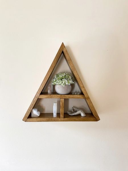 Storage & Organization Shelving Triangle Shelf Crystal Shelf Floating ...