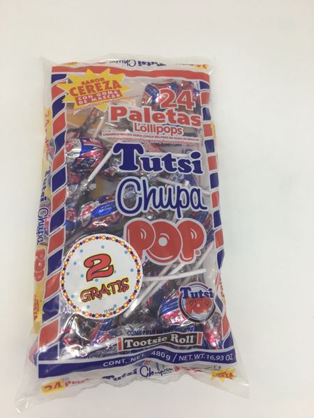 Tutsi Chupa Pop 24ct | Dulceria La Bonita Wholesale LLC
