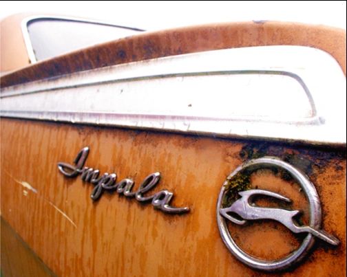 J-035 'Back End' Chevy Impala - 1960's | Salted Studio by Julie Witten-Land