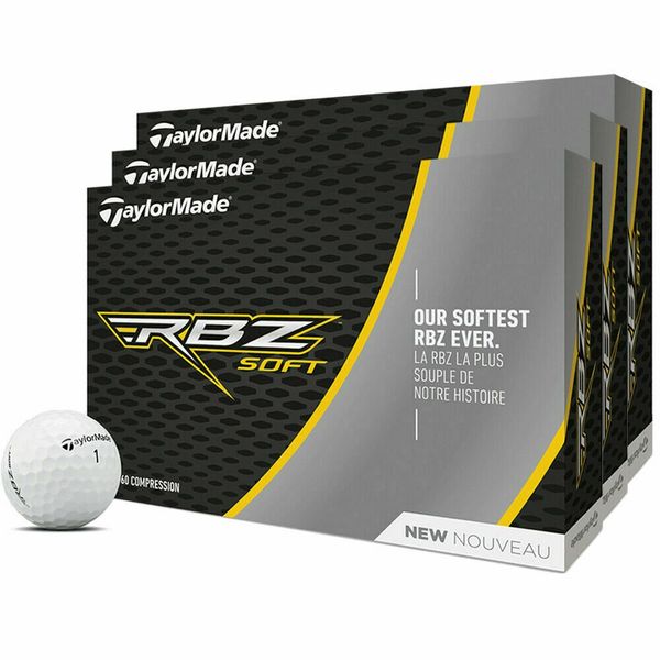 3 Dozen TaylorMade RBZ Soft Golf Balls (36 Golf Balls) 60 Compression ...