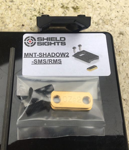 SHIELD MINI SIGHT SMS RMS CZ SHADOW 2 REAR SIGHT REPLACEMNT MOUNT ...
