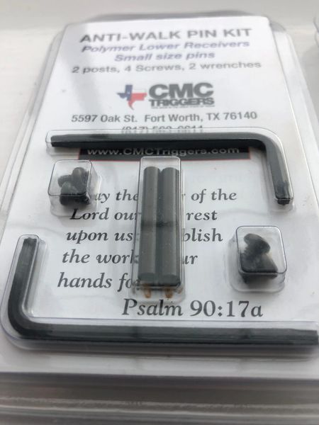 CMC Trigger Anti-Walk Pin Sets for All AR-15s and Smith & Wesson S&W M ...
