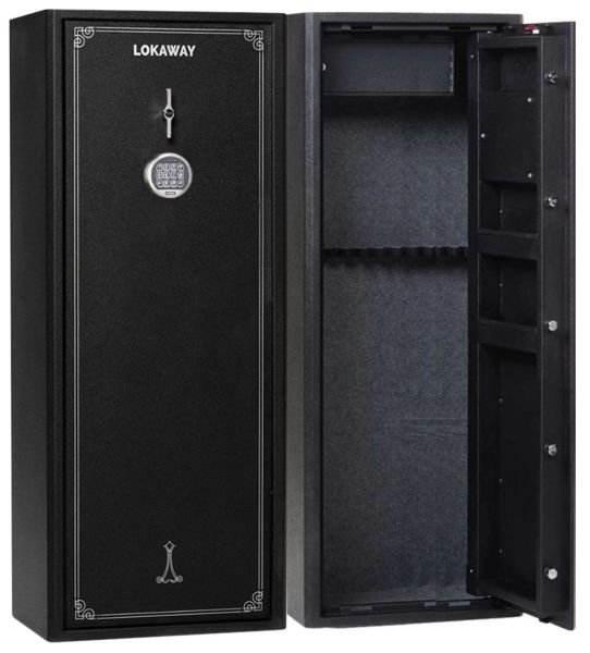 LOKAWAY LOK K Gun Safe Approved Rifle Security Cabinet LOK K Range