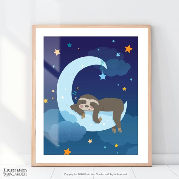 Sloth Moon Snooze