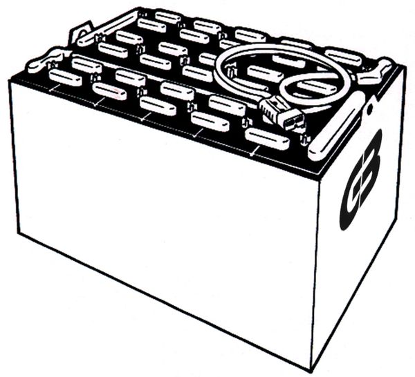 New 24-85-17 battery, 24 cell, 48 volt, 680AH