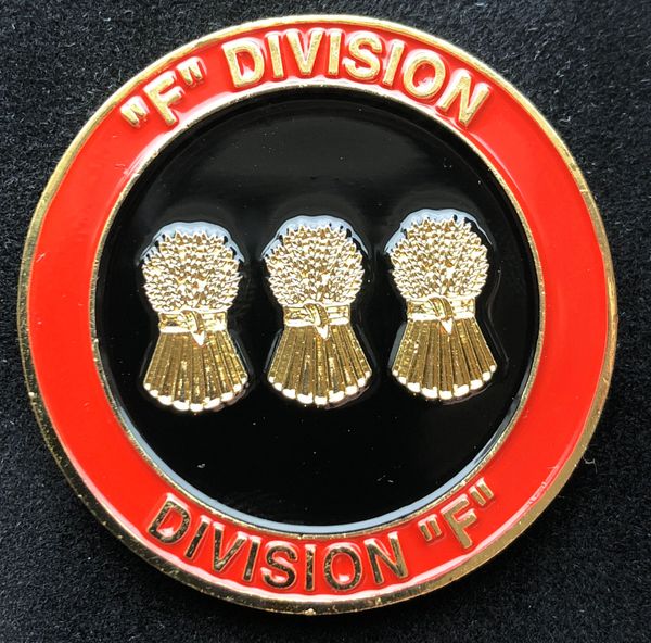 "F" Division Coin