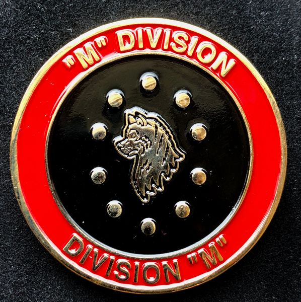 "M" Division Coin