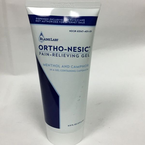 Orthonesic pain relieving gel