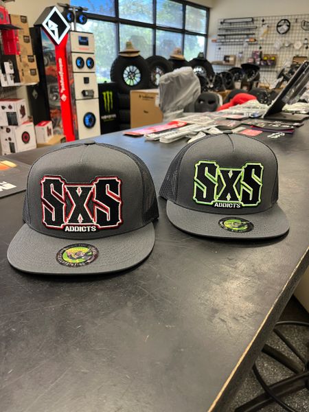 SxS Addicts Grey Snap Back Hat | SXS ADDICTS | UTV & SXS Performance ...