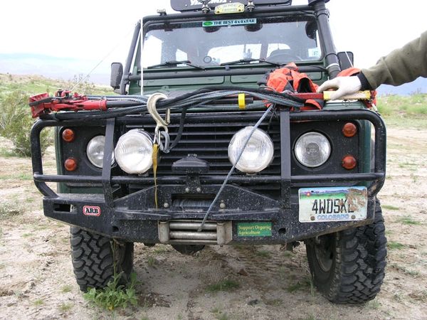 ARB Land Rover Defender 90 Winch Bar Front Bumper (3432090)