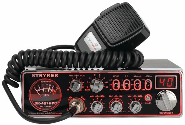 Stryker SR497HPC 110 Watt 10 Meter Radio With 7 Color Selectable ...