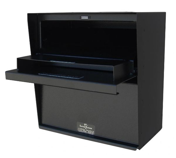 Horizontal Wall Mount Aluminum Letter Locker mailbox