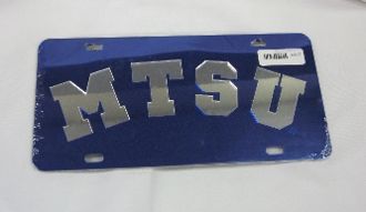 MTSU Mirror License Plate