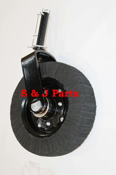 15" HEAVY DUTY TAIL WHEEL ASSEMBLY 1 1/2" YOKE–CAST IRON HUB-BUSH HOG ...