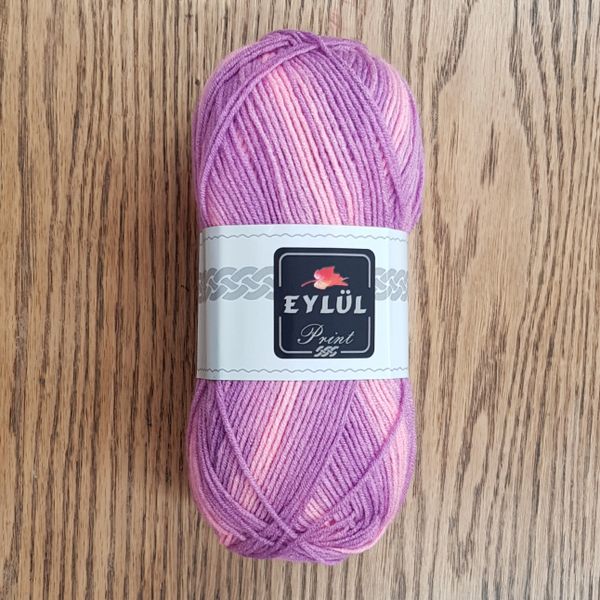 Eylul DK 100g multicolour pink purple
