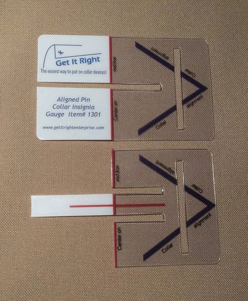 1400 NJROTC Collar Insignia Gauge Set