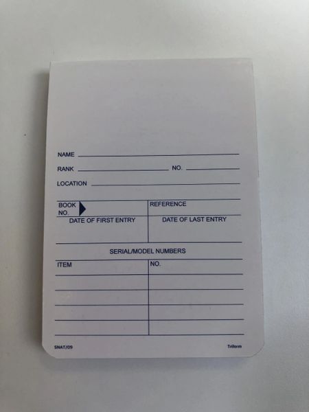 Private Security Evidence Notebook - 8451 | Supreme Security Gear