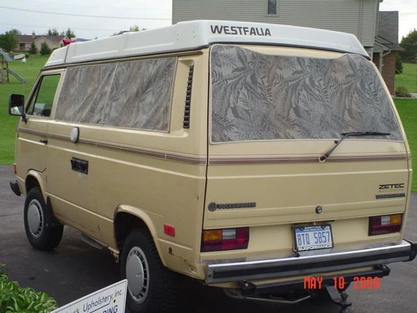 Sunblock 5 piece set for side & back hatch windows 80-91 VW Vanagon