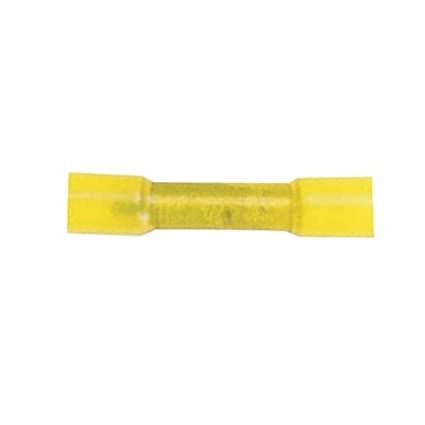 Yellow 12-10 ga nylon insulated Butt connector 100 ct