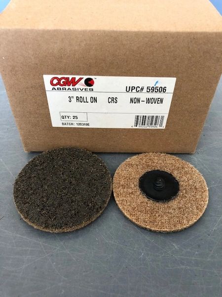 CGW 3" Coarse Surface conditioning type R roloc disc