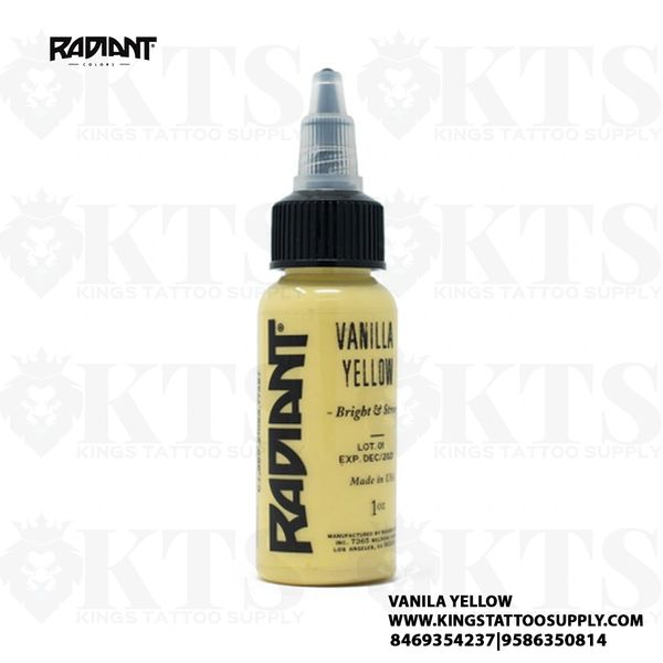 VANILA YELLOW RADIANT TATTOO INK