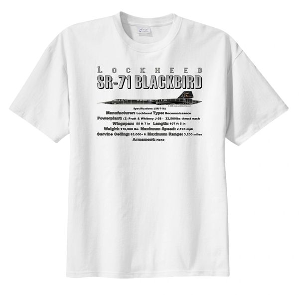 SR-71 Blackbird Spec-T-Shirt