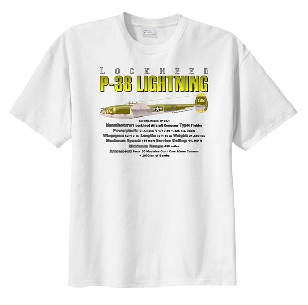 P-38 Lightning Spec-T-Shirt