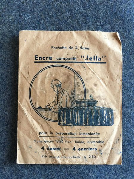 Original WWI French Ink Packet