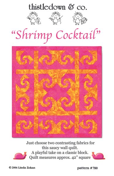 pieced quilt pattern - Shrimp Cocktail