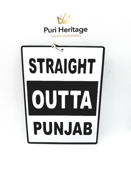 Custom Straight Outta Car Hangings.