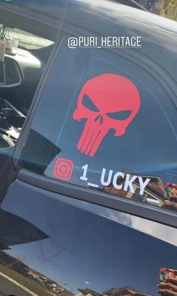 Custom Instagram Logo/Name Vinyl decal Sticker