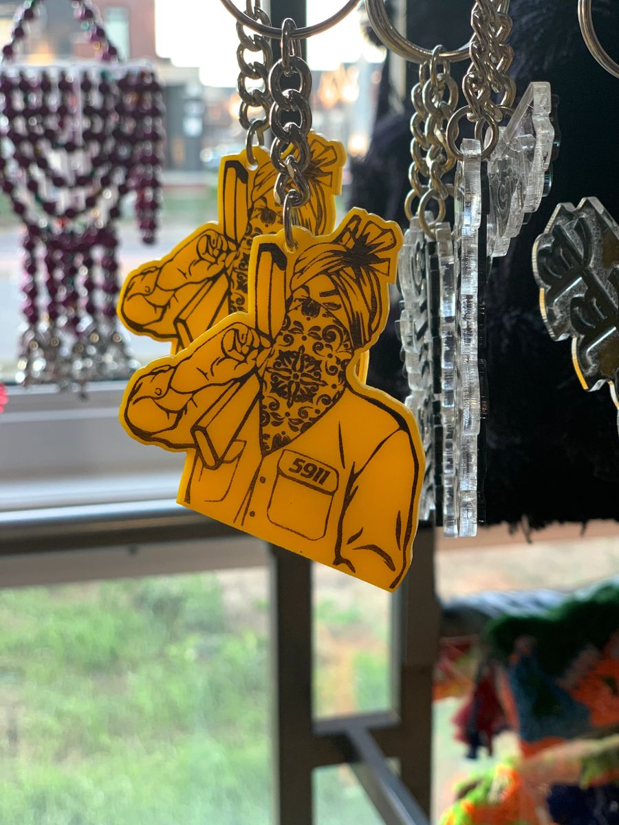 Sidhu Moosewala Keychain