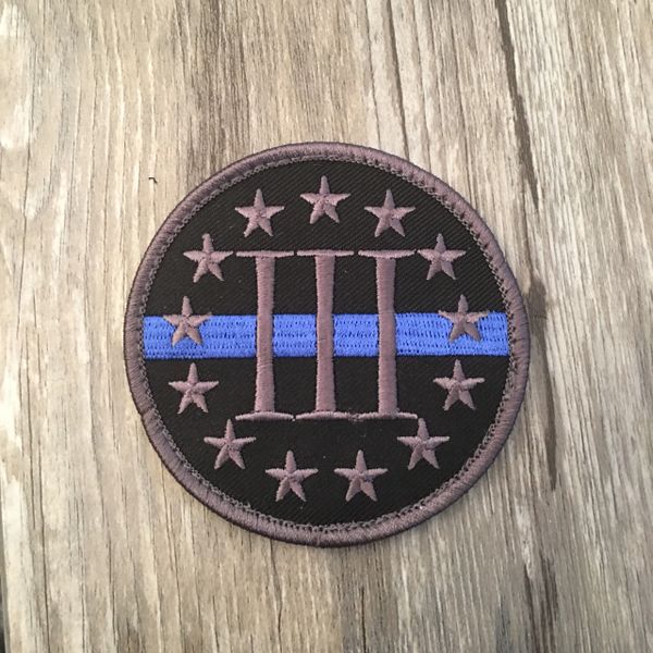 Thin Blue Line "Threeper" Three Percenter Patch