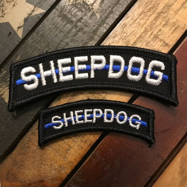 Thin Blue Line Sheepdog Tab Patch