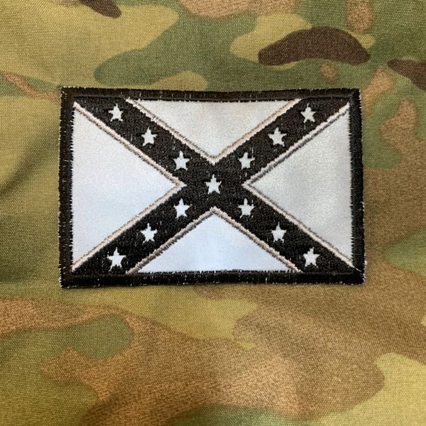 Reflective Confederate Flag Patch