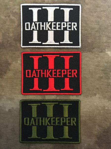 Oathkeeper Three Percenter Patch
