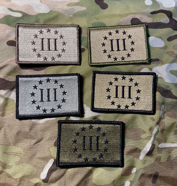 "Threeper" Three Percenter Tactical Patch