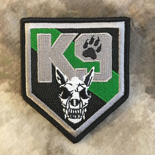 Thin Green Line K9 Shield Patch