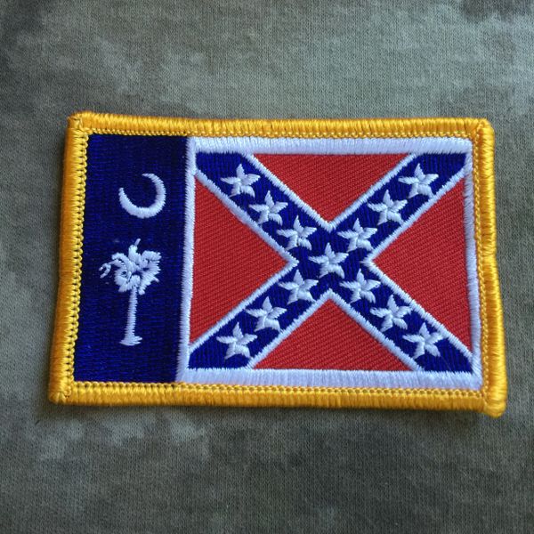 South Carolina Confederate Battle Flag Patch