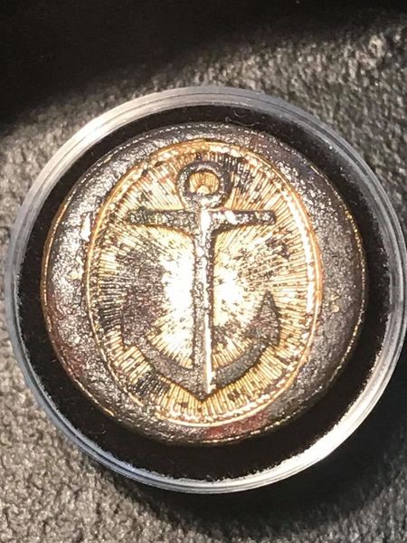 Late 1700's to Early 1800's (War of 1812) Royal Navy Officer Button ...