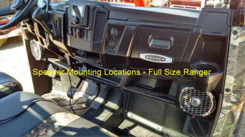 2013 - 2019 Polaris Ranger Dash Mounted Audio Radio Kits | Recreational ...
