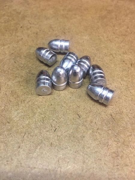 .38 caliber 150 grain Heel bullets .375" with .358" heel