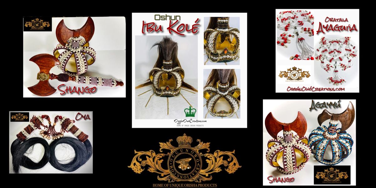 OggunOwoCreations.com/ Premium Lukumi beaded artwork accessories