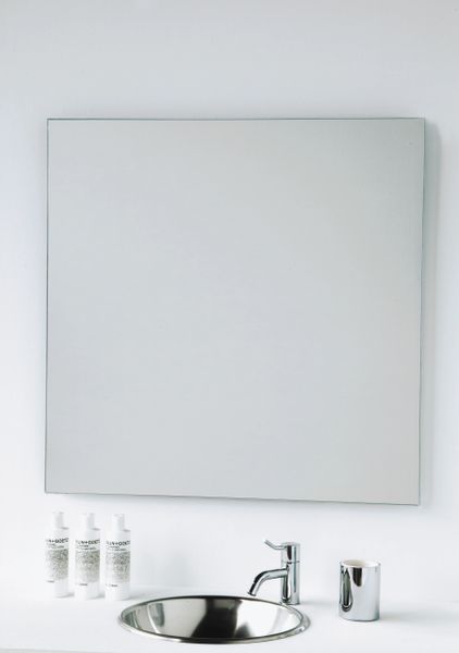 Slim Square Frameless Mirror