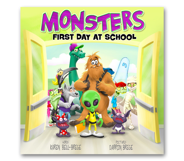 Monsters First Day at School