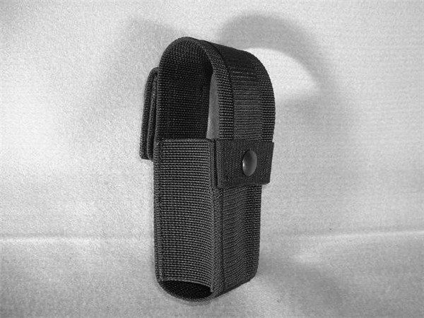 Stinger LED Flashlight holder with snap - molle mount