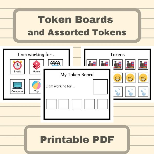 Token Boards and Assorted Tokens - by AllDayABA