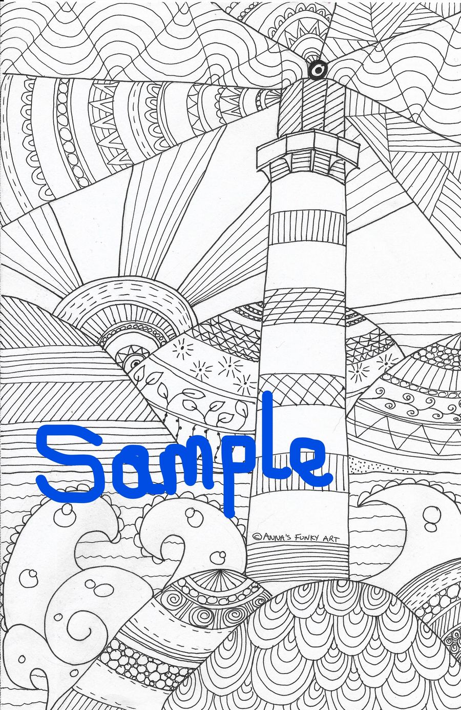 Art Zentangle Pictures Coloring Pages