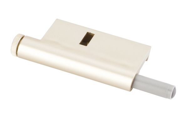 Clip-on Soft-close Device for Long-arm European Hinge.