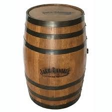 Jack Daniels Authentic Finished Full-Size Whiskey Barrel